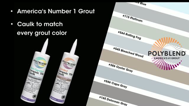 Polyblend Sanded Grout Colors